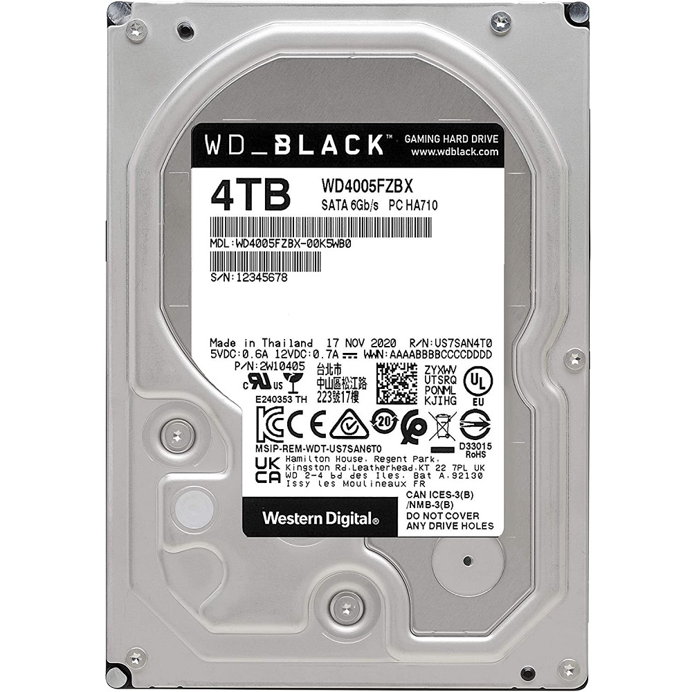 WD Black 4TB WD4005FZBX