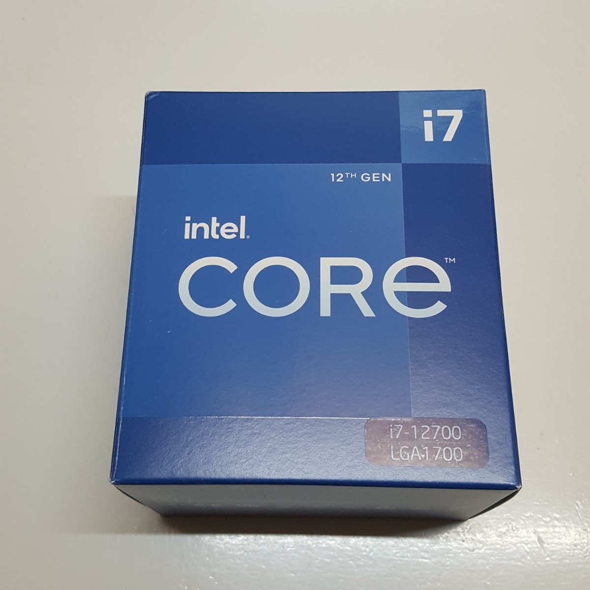 Intel Core i7-12700 Alder Lake