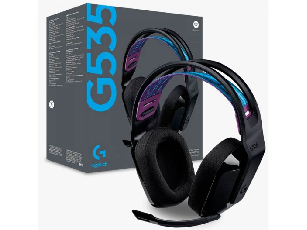 Logitech G535 LIGHTSPEED Negro